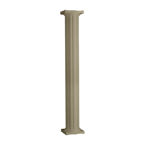 IMPERIAL 5-1/4-in x 12-ft Aluminum Colonial Column at Lowes.com