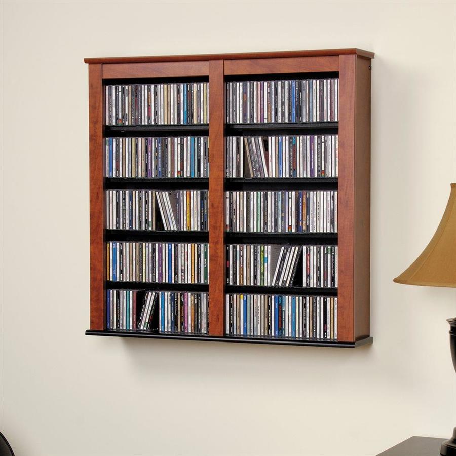 Prepac Cherry Composite Wall-Mount Media Cabinet at Lowes.com