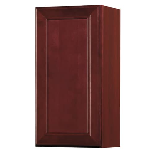 Kitchen Classics 30-in H x 15-in W x 12-in D Merlot Single Door Wall ...