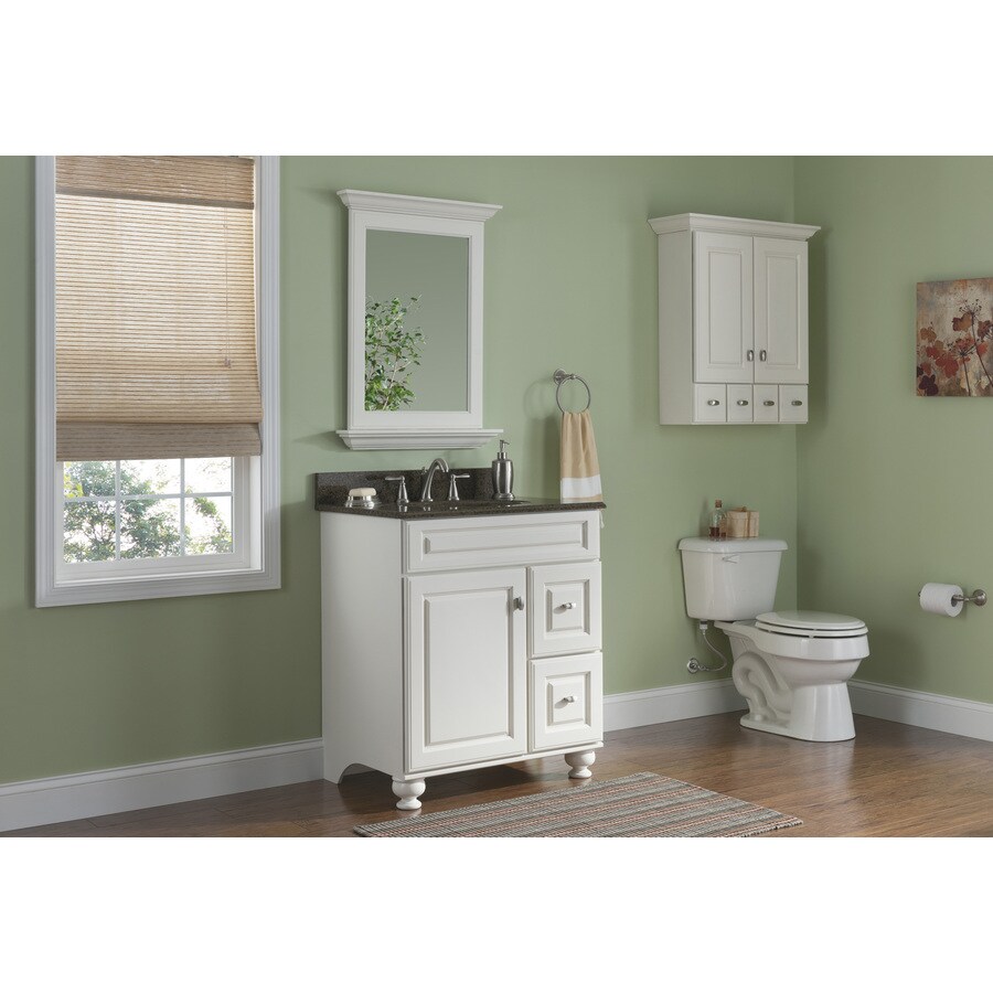 Diamond FreshFit Britwell 30-in Cream Bathroom Vanity Cabinet at Lowes.com