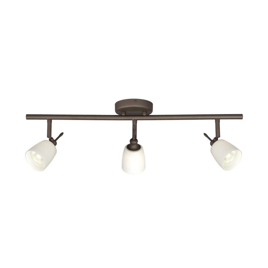 Galaxy Lighting 3-Light 25-in Oil-Rubbed Bronze Track Bar Fixed Track ...