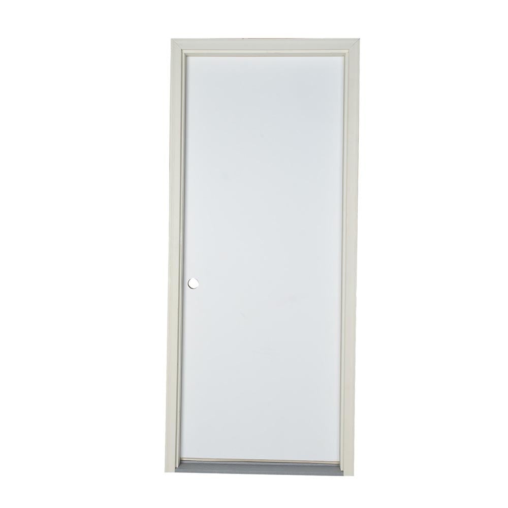 ProSteel 32" Right Hand Flush Steel Entry Door Unit at Lowes.com