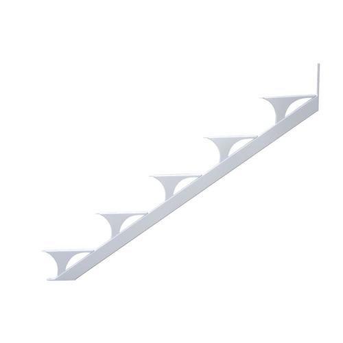 QuickStep 5-Step Aluminum Deck Stair Stringer in the Deck Stair ...