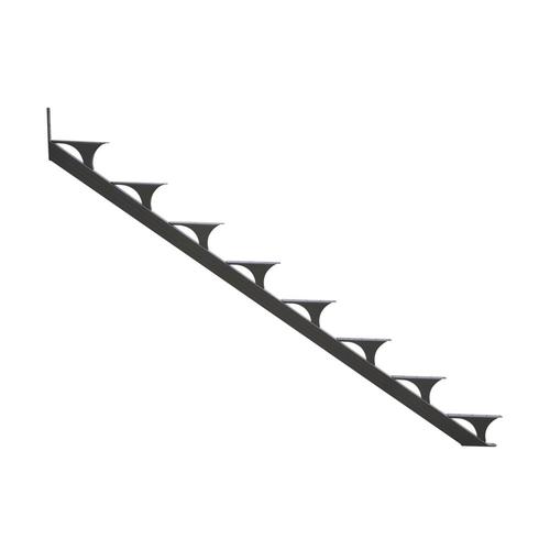 QuickStep Quick Step 8-Step Aluminum Deck Stair Stringer in the Outdoor ...