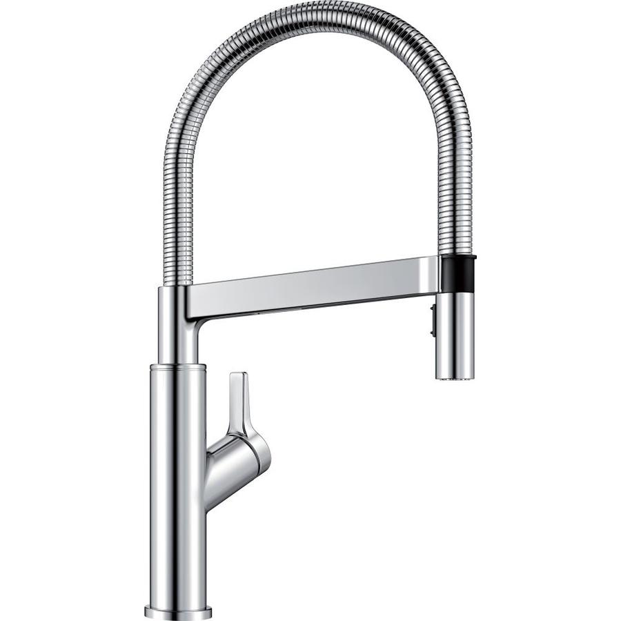 BLANCO Solenta Polished Chrome 1-Handle Deck-Mount Pull-Down Handle ...