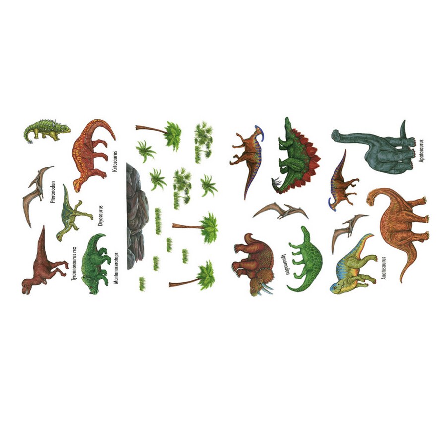 Borders Unlimited Dinosaur Applique Wall Decor at Lowes.com