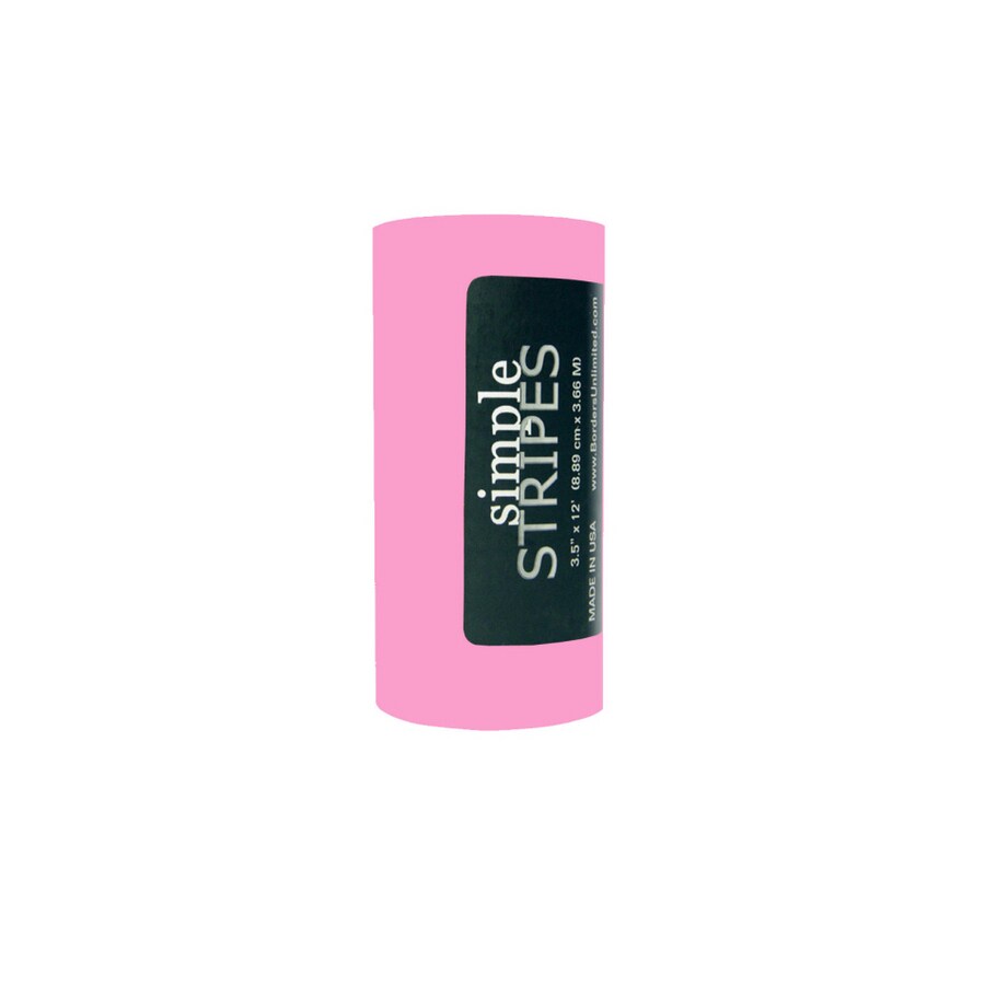 Borders Unlimited Light Pink Simple Stripes at Lowes.com