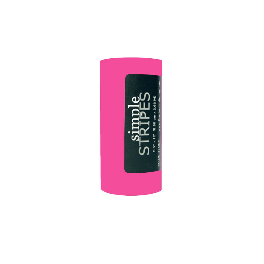 Borders Unlimited Dark Pink Simple Stripes at Lowes.com