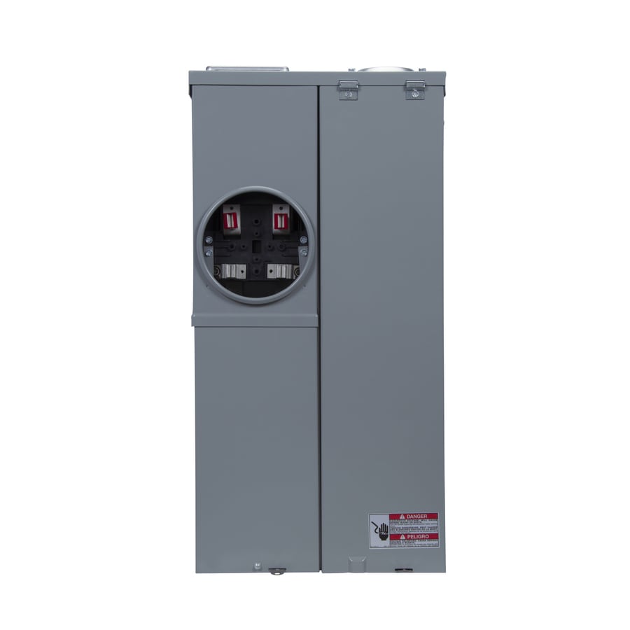 Eaton 200-Amp 8-Spaces 8-Circuit Main Breaker Meter Combo Load Center ...