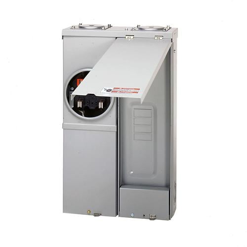 Eaton Type BR 125-Amp 2-Spaces 4-Circuit Main Lug Meter Combo Load ...