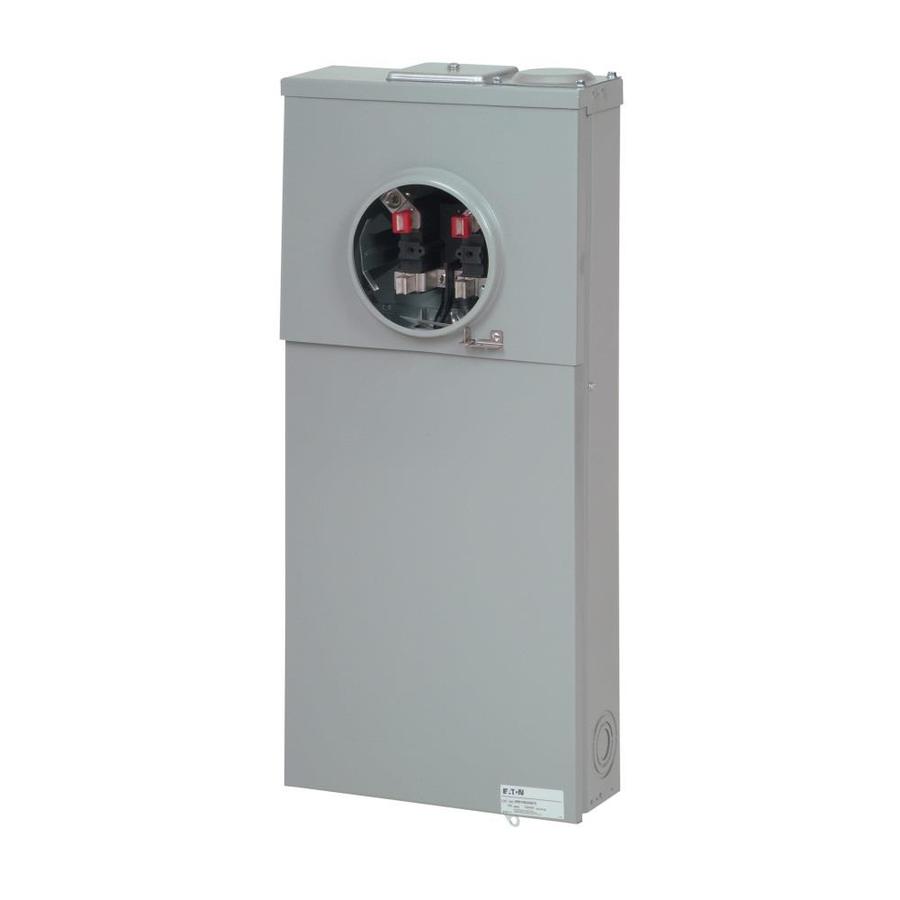 Eaton Type BR 200-Amp 8-Spaces 16-Circuit Main Breaker Meter Combo Load ...