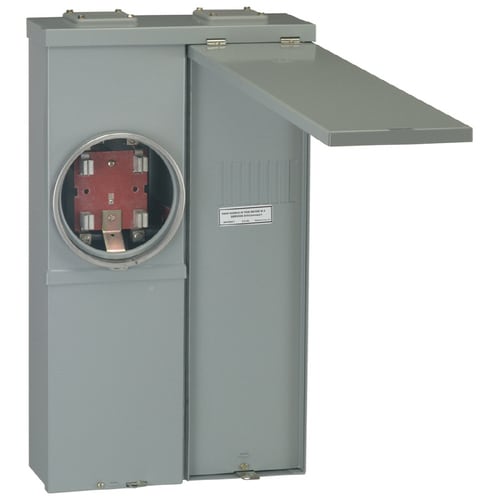 GE 125-Amp Ring Type Single Phase (124/240) Meter Socket at Lowes.com