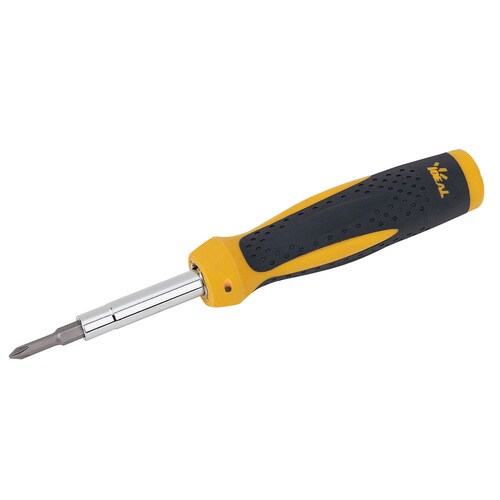 IDEAL Twist-A-Nut 4-Piece Plastic Handle Multi-Bit Screwdriver in the ...