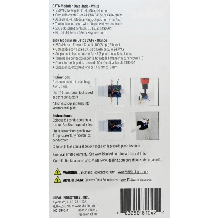 IDEAL 10-Pack RJ45 IDC connector at Lowes.com