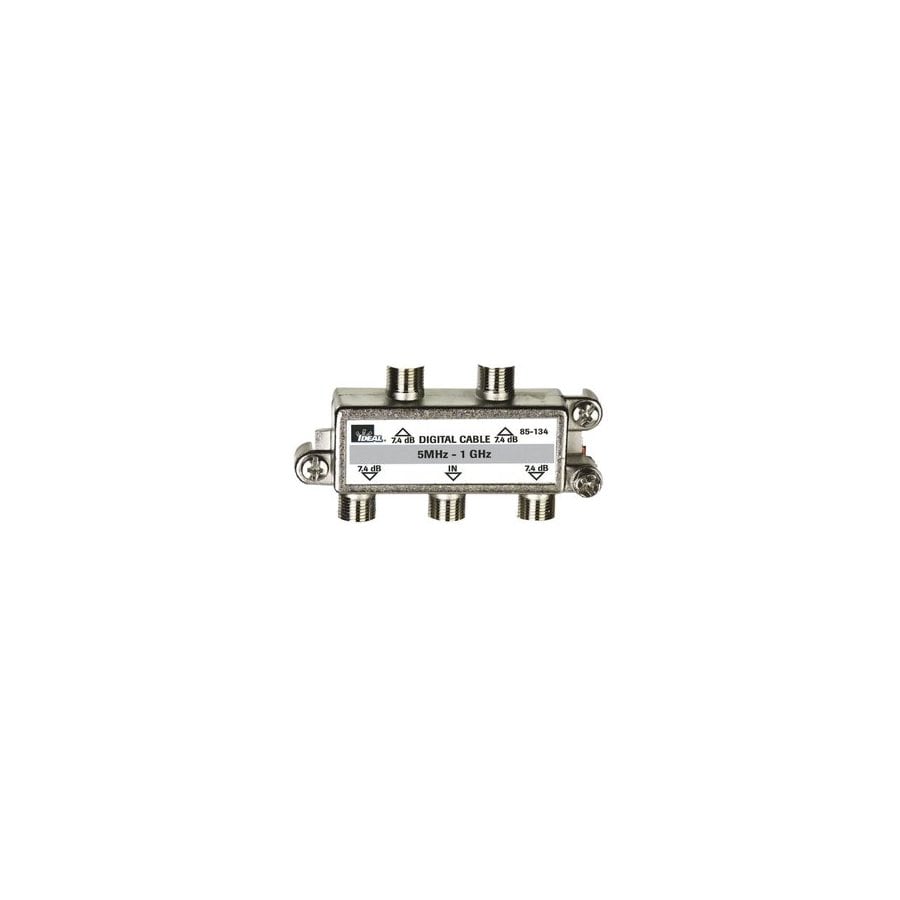 IDEAL Nickel 4-Way Coax Video Cable Splitter at Lowes.com