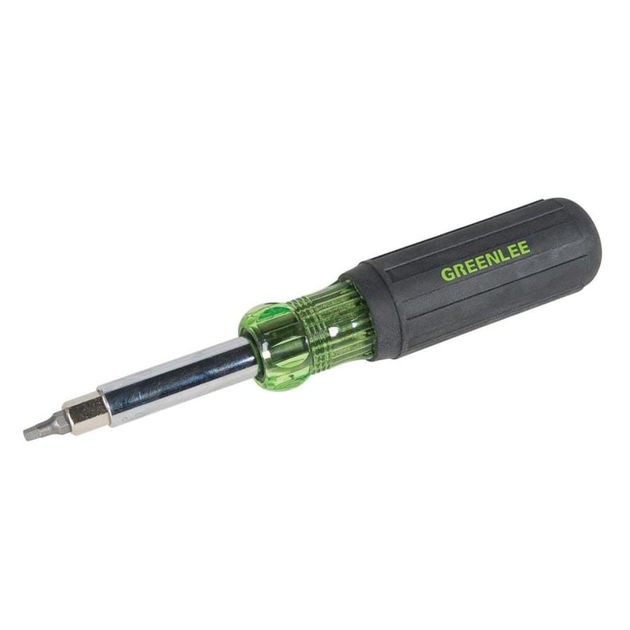Greenlee 10-Piece Plastic Handle Slottedhead Screwdriver Set in the ...
