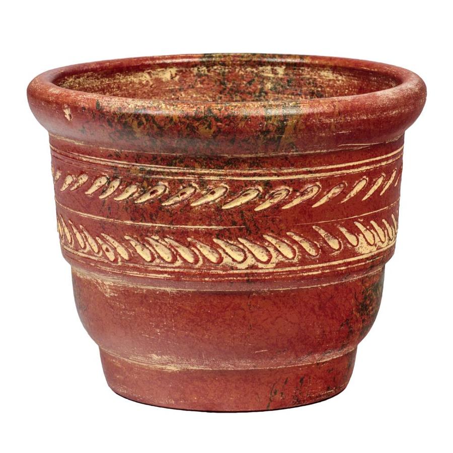 14-in W x 14-in H Terracotta Clay Planter at Lowes.com