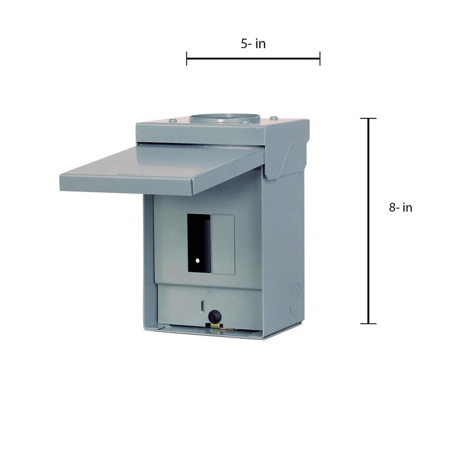 Siemens 60-Amp 2-Spaces 4-Circuit Main Lug Load Center in the Breaker ...