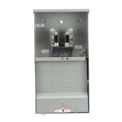Siemens 200-Amp 1 Gang Ringless Overhead/Underground Meter Socket in ...