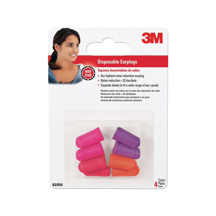 3M 8 -Pack Cordless Hearing Protection Earplugs NRR 32 dB Noise ...