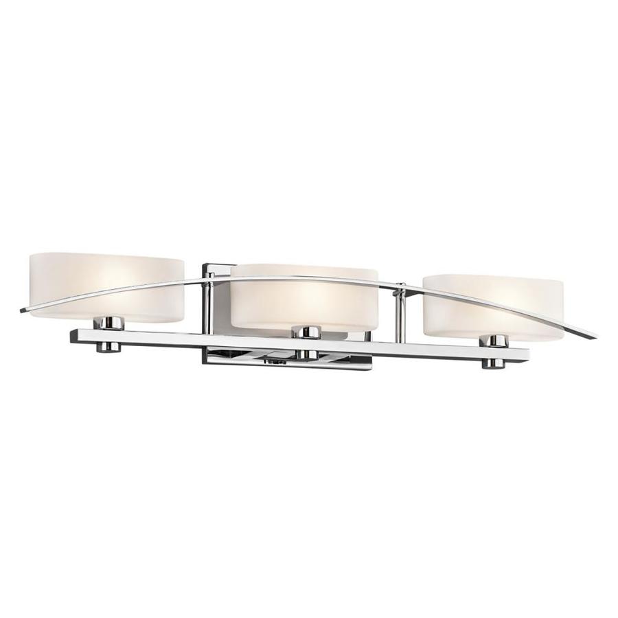 Kichler Suspension 3-Light Chrome Modern/Contemporary Vanity Light at ...