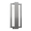 Kichler Sedo 12.25-in H Platinum LED Outdoor Wall Light at Lowes.com