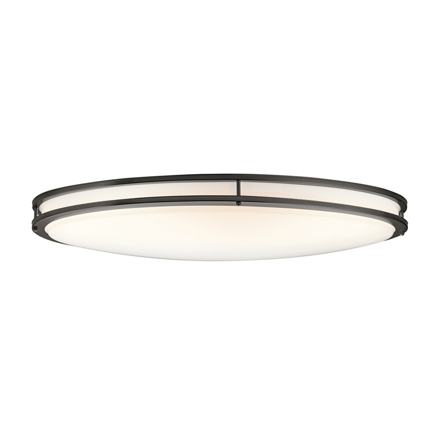 Kichler Avon 32.5-in Olde Bronze Transitional LED Flush Mount Light at ...