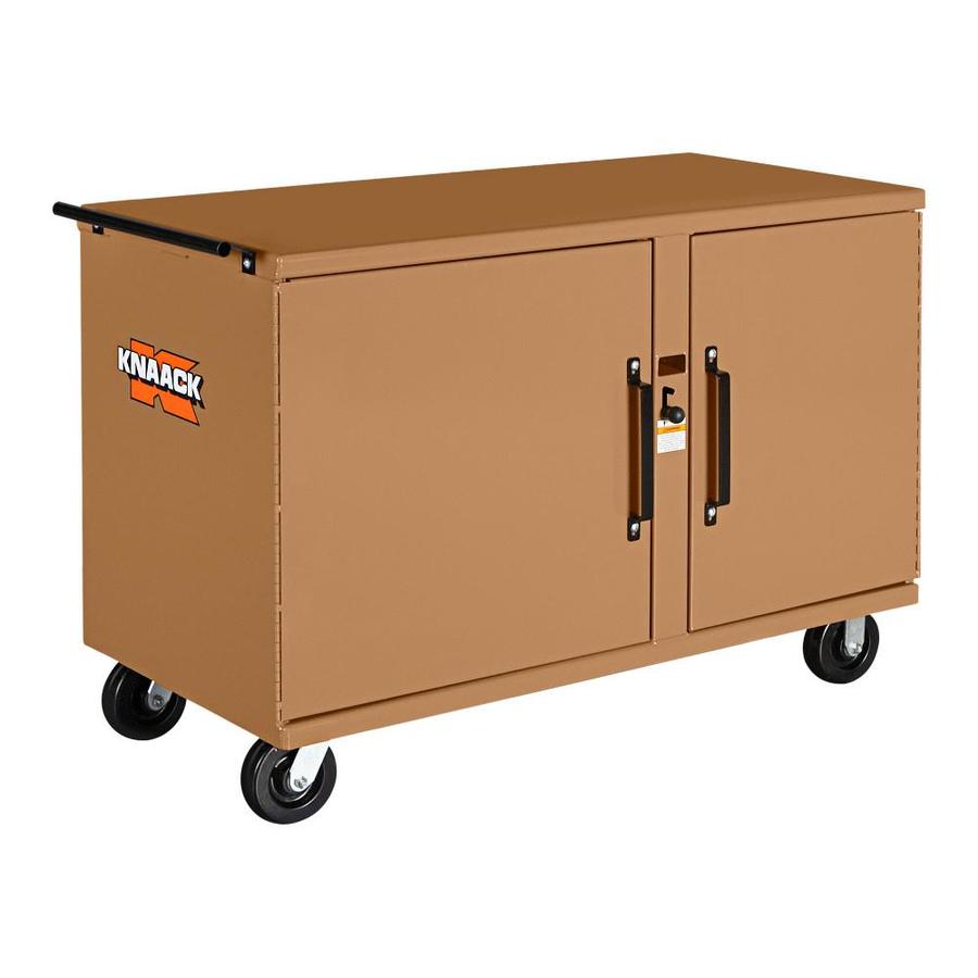 KNAACK 26-in W x 54.25-in L x 37.33-in Steel Jobsite Box at Lowes.com