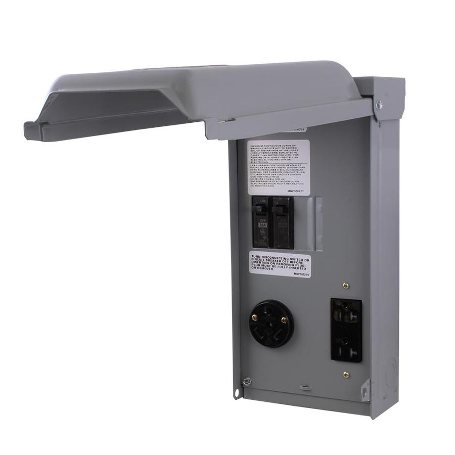 GE GE PowerMark Gold-Gang Gray Galvanized Steel Weatherproof New Work ...