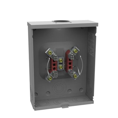 Milbank 200-Amp 1 Gang Ringless Overhead/Underground Meter Socket in ...