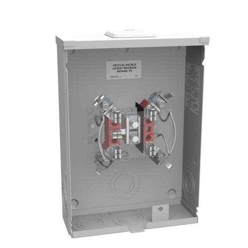 Milbank 200-Amp 1 Gang Ringless Overhead/Underground Meter Socket in ...