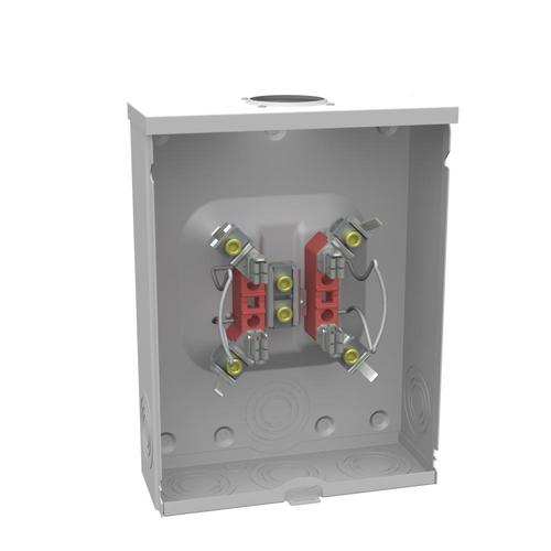 Milbank 200-Amp 1 Gang Ringless Overhead/Underground Meter Socket in ...
