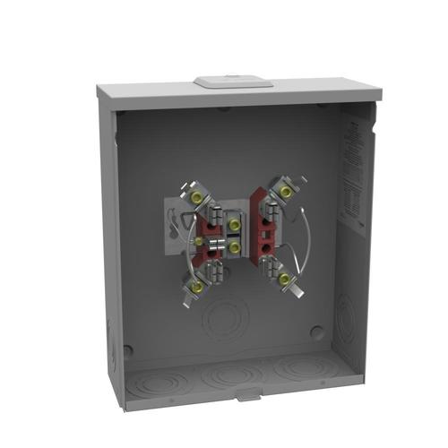 Milbank 200-Amp 1 Gang Ringless Overhead/Underground Meter Socket in ...