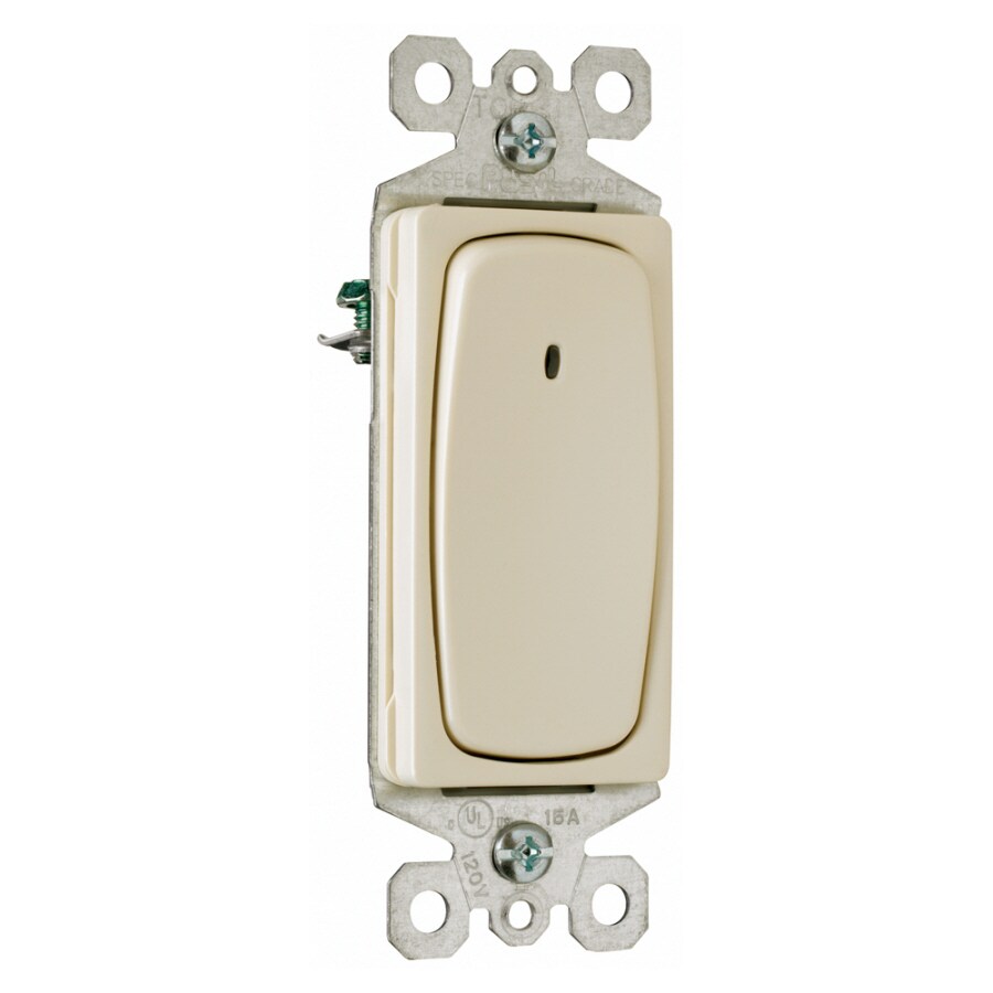 Pass & Seymour/Legrand Single Pole Light Almond Light Switch at Lowes.com Pass & Seymour/Legrand Single Pole Light Almond Light Switch at Lowes.com