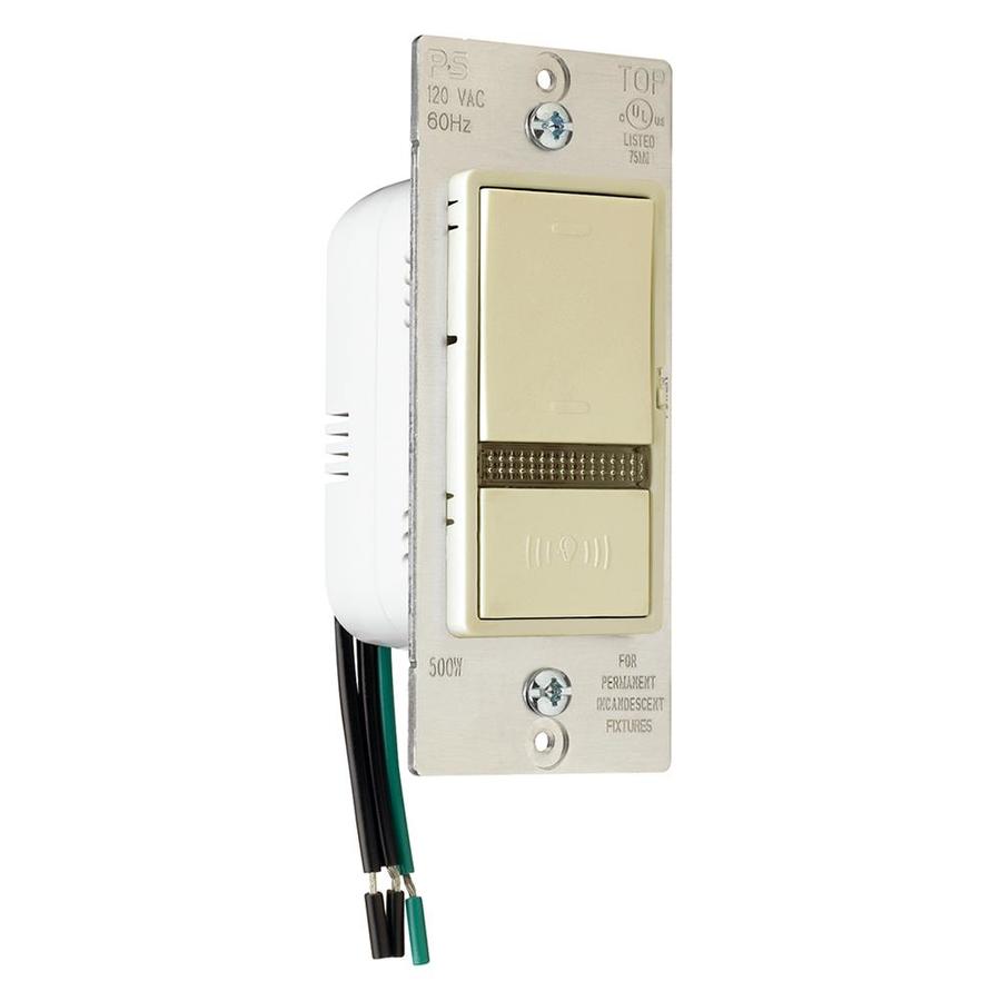 Legrand Ivory Illuminated LED Rocker Light Switch in the Light Switches ...