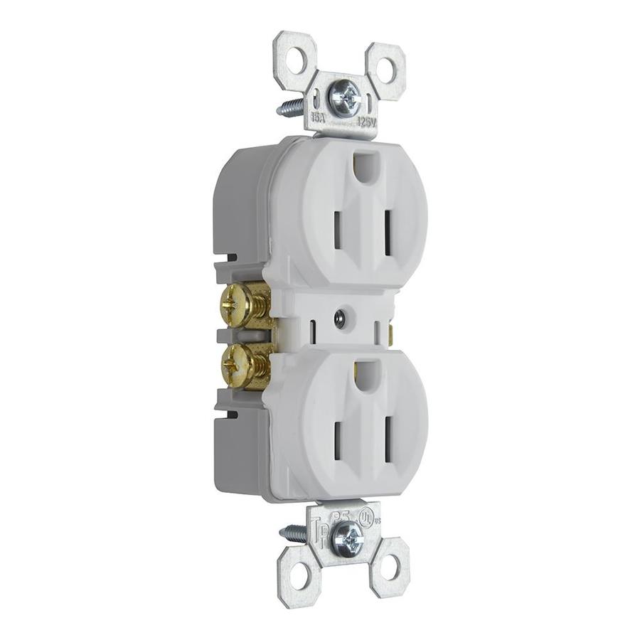 Legrand White 15-Amp Duplex Residential Outlet in the Electrical ...
