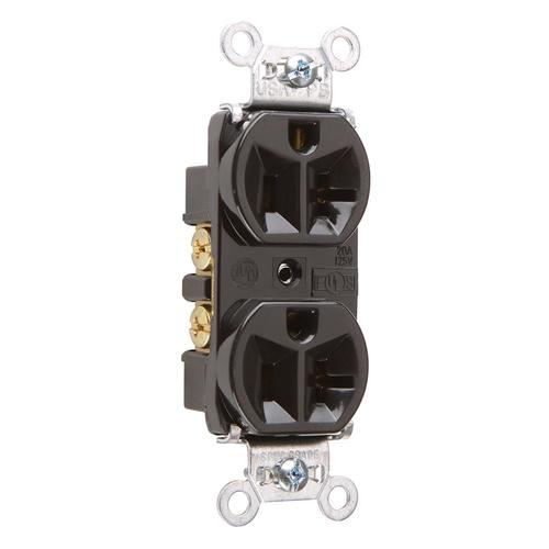 Legrand Black 20-Amp Duplex Industrial Outlet in the Electrical Outlets ...