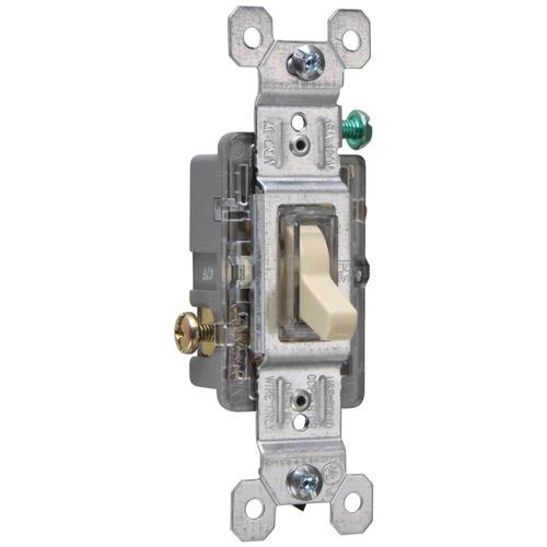 Legrand Single-Pole Ivory Illuminated Compatible with LED Framed Toggle ...