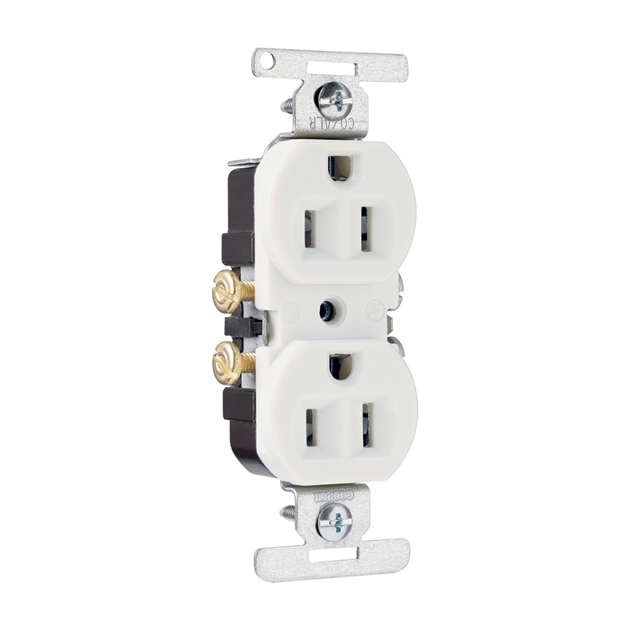 Legrand CO/ALR White 15-Amp Duplex Outlet Residential Outlet at Lowes.com