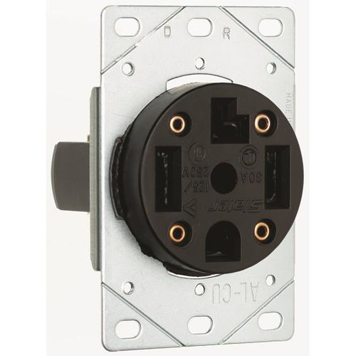 Pass & Seymour/Legrand Brown 30-Amp Round Residential Outlet in the ...