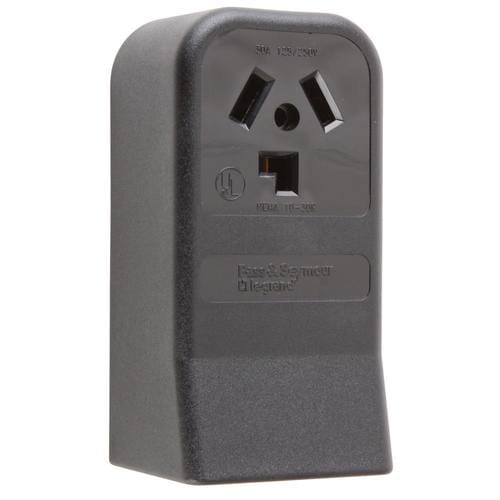 Pass & Seymour/Legrand Brown 30-Amp Round Residential Outlet in the ...