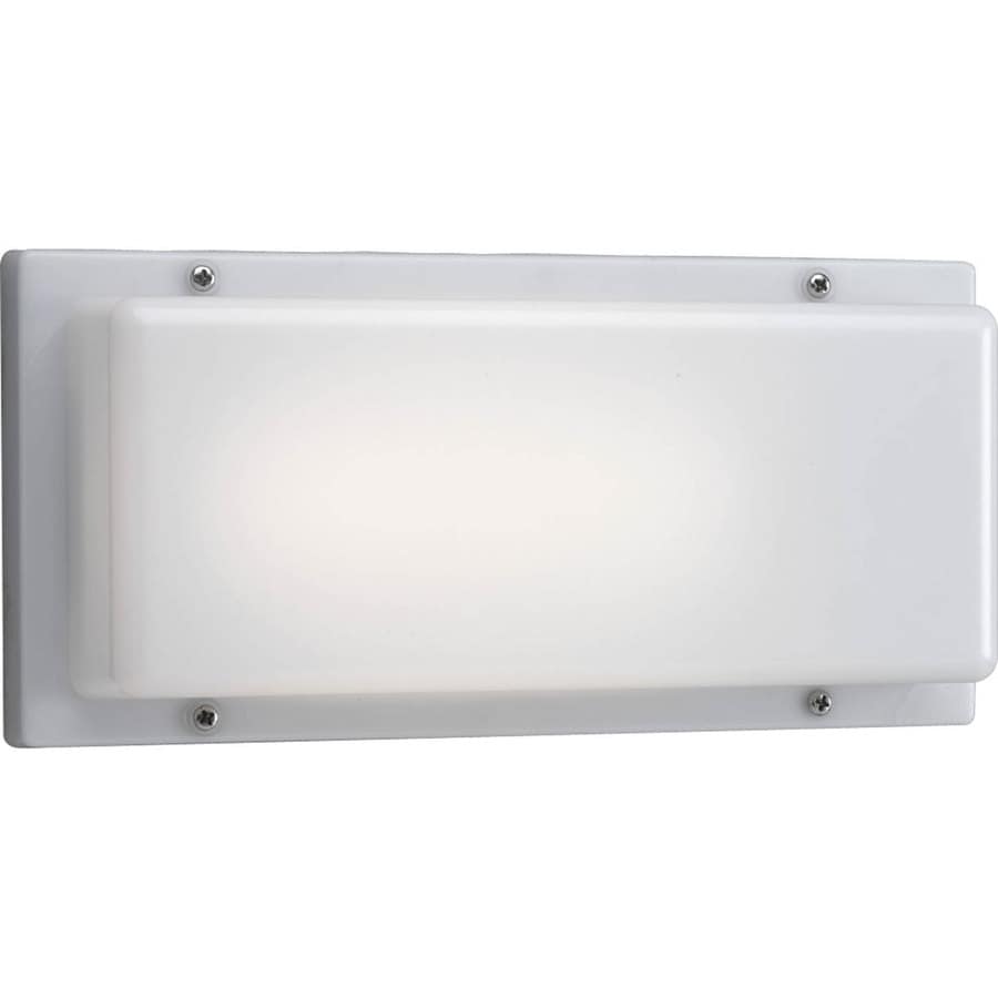 Progress Lighting 1 -Light 4.75-in H White Hardwired in the Outdoor ...