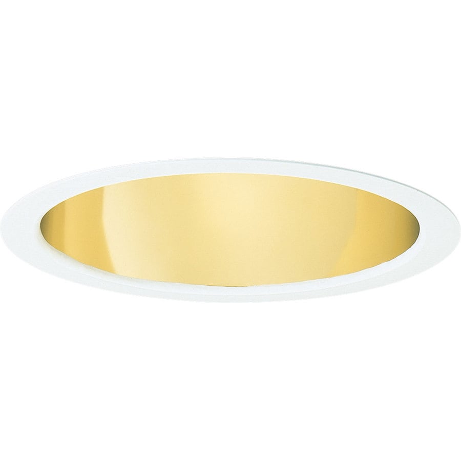 Progress Lighting Gold Alzak Open Recessed Light Trim (Fits Housing ...