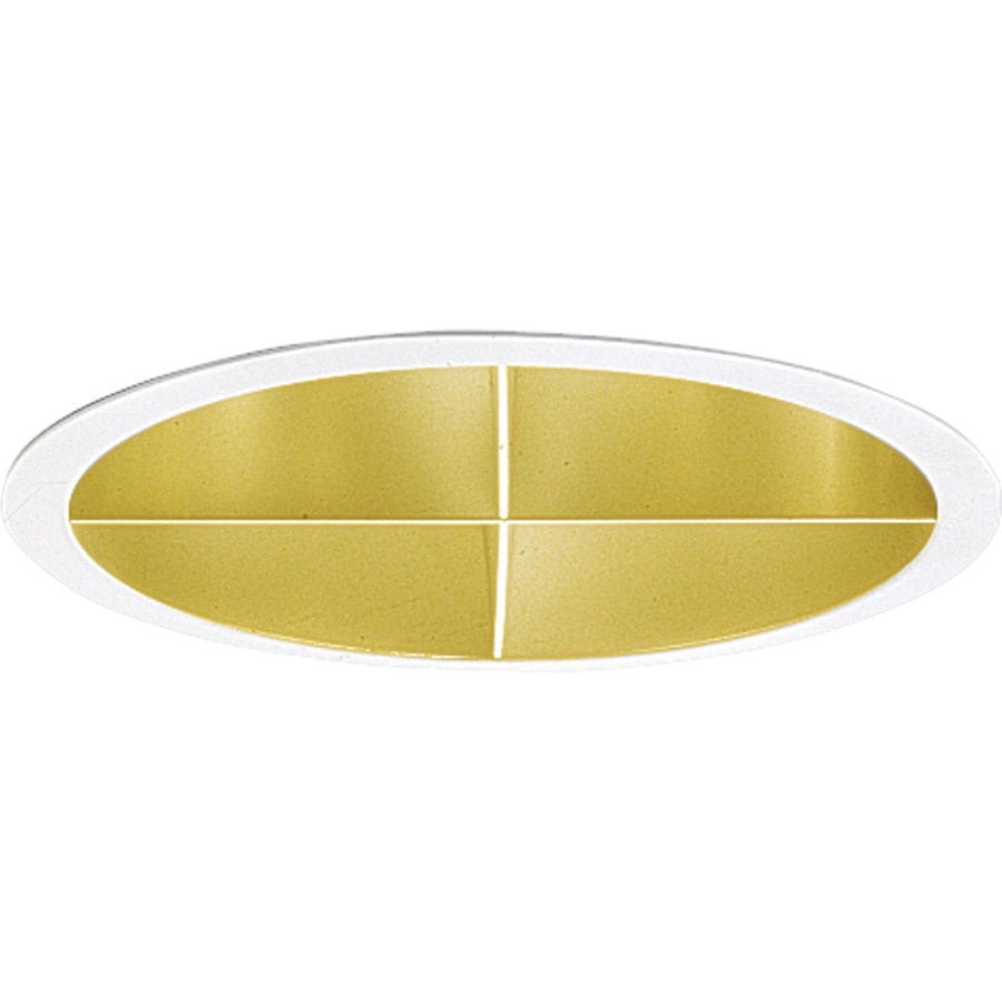 Progress Lighting Pro-Optic Gold Alzak Open Recessed Light Trim (Fits ...