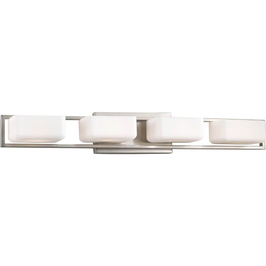 Progress Lighting Dibs 4-Light Brushed Nickel Contemporary/Modern at ...