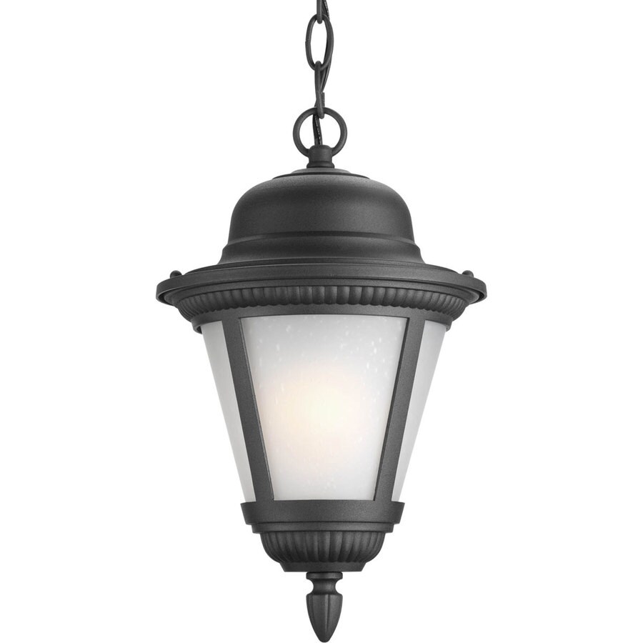 Progress Lighting Westport 14.87-in Black Hardwired Outdoor Pendant ...