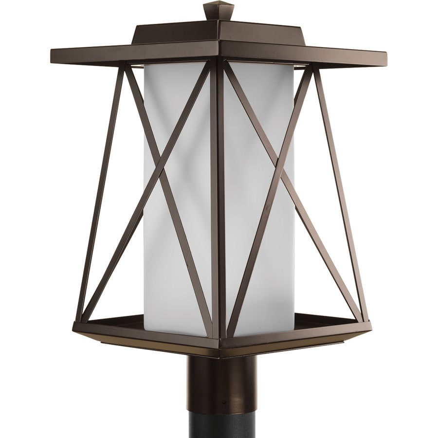 Progress Lighting Scope 18-in H Antique Bronze Post Light at Lowes.com