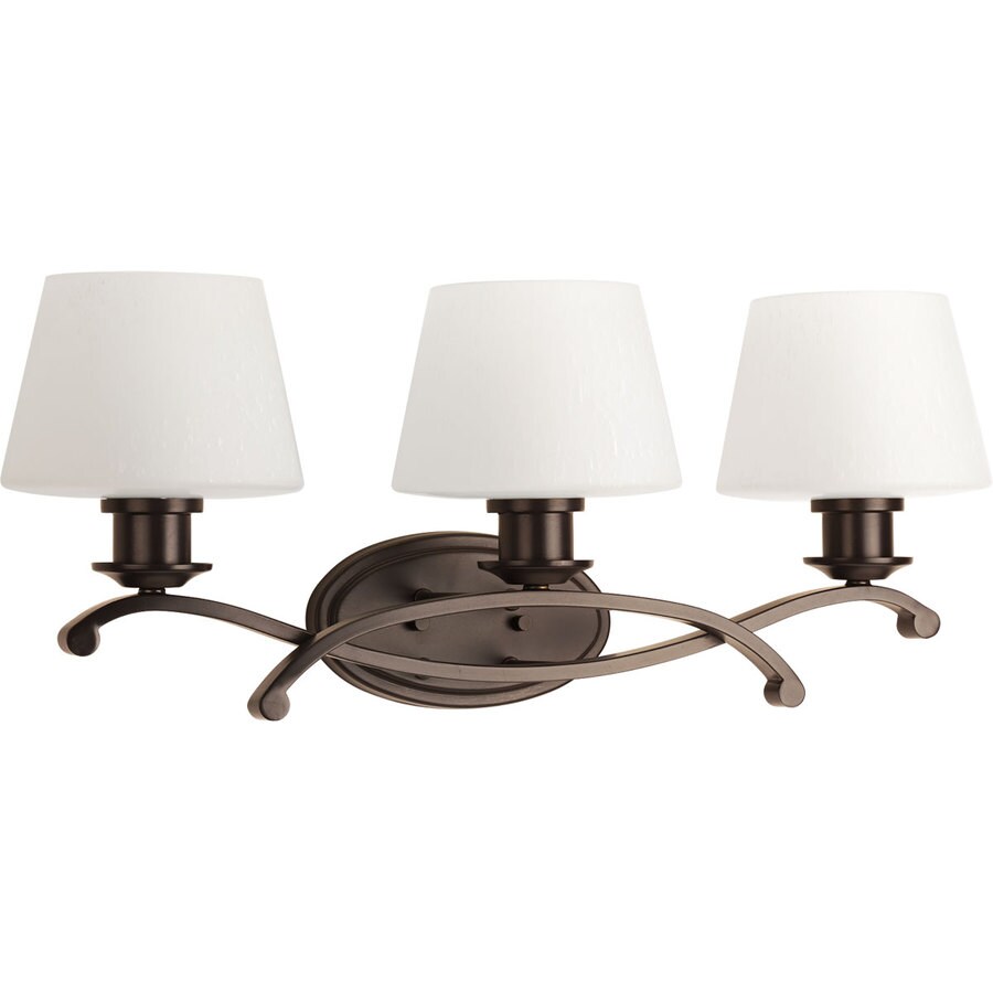 Progress Lighting Club 3-Light Antique Bronze Transitional Vanity Light ...