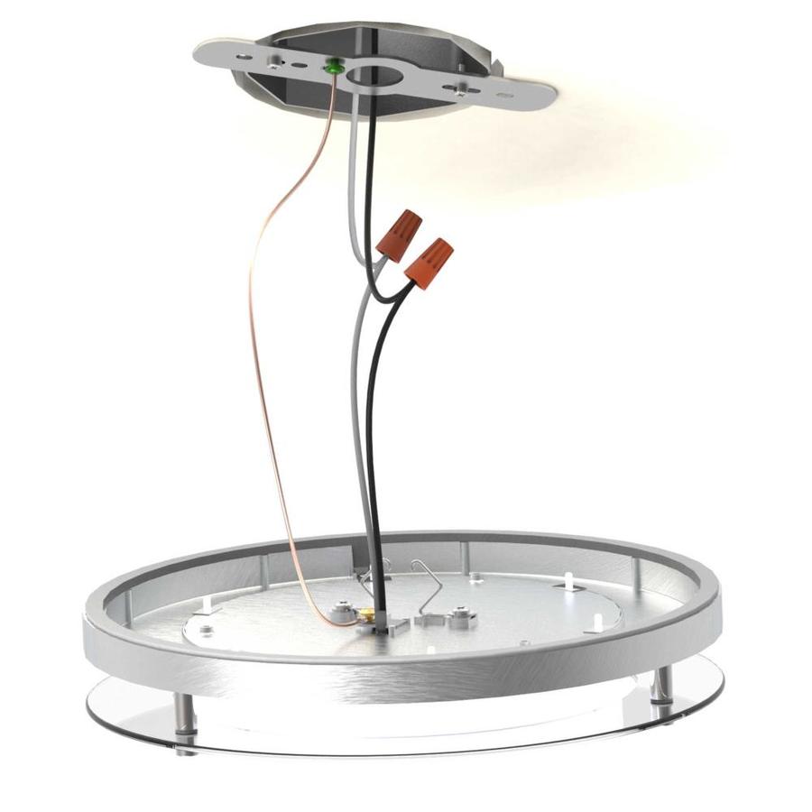 Progress Lighting LED Flushmount 2.06-in Brushed Nickel Transitional ...