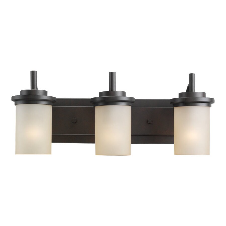 Sea Gull Lighting 3-Light Red Earth Bathroom Vanity Light at Lowes.com